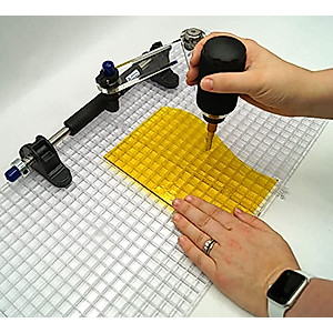 Creator's Cutter's Mate Mini Glass Cutter Includes Two Waffle Grids