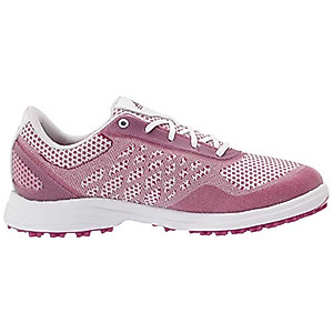 adidas Women's FX4060 Golf Shoe, FTWR White/Power Berry/FTWR White, 6