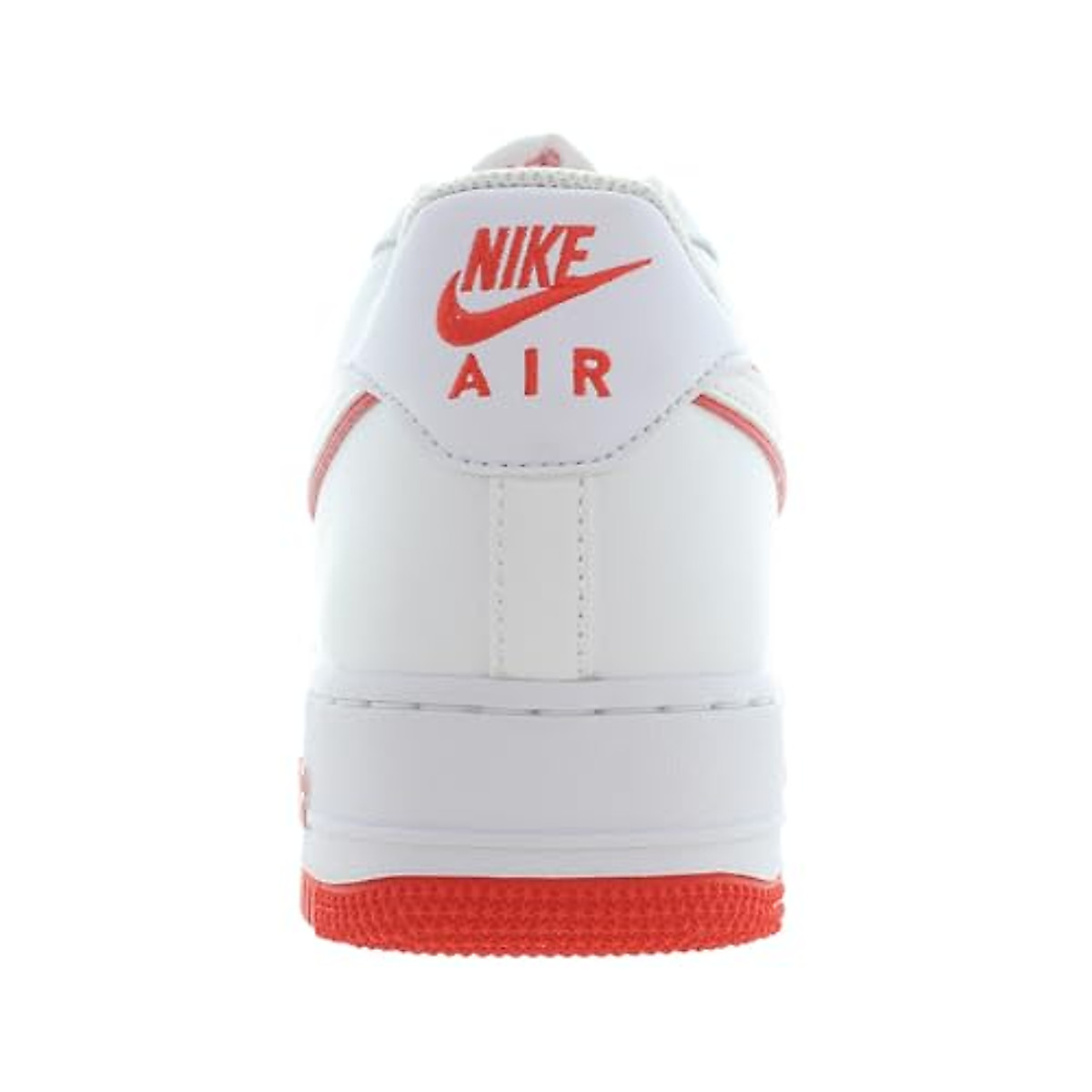Nike Air Force 1 '07 White/White-Picante Red-White Mens Size 8.5