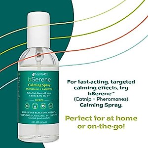 bSerene Pheromone Calming Solution for Cats|45-Day Starter Kit: Plug-in Diffuser + Refill |Helps Reduce Hiding, Scratching, Stress, Anxiety | for Single/Multicat Homes|45 Days of Constant Comfort
