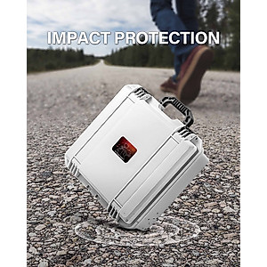 DEVASO Hard Carrying Case for Meta Quest 2/Oculus Quest 2 VR Gaming Headset & Elite Strap & Link Cable 16FT Waterproof Travel Case Compact Design Carrying Case for Meta Quest 2 Accessories