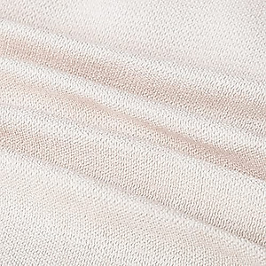 MADIZZ Set of 2 Short Chenille Throw Pillow Covers 20x20 Inch Ivory Soft Decorative Cushion Cover for Sofa Bedroom Pillow Shell