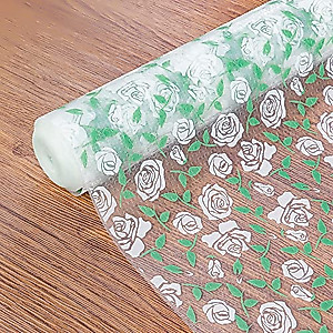 INNOLITES Drawer and Shelf Liner, Non Adhesive Waterproof Kitchen Cabinet Liner, Non Slip EVA Shelf Liner for Kitchen Cabinet, Drawers, Shelves, Pantry, Dresser, 17.5" × 196.8" White