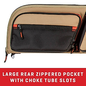 Allen Company Daytona Soft Carrying Gun, Shotgun & Scoped Rifle Case, Gun Case, 46 & 52 inches, Brown/Black & 52 inch Eliminator Shotgun Case, Brown/Tan - USA Designed & Tested