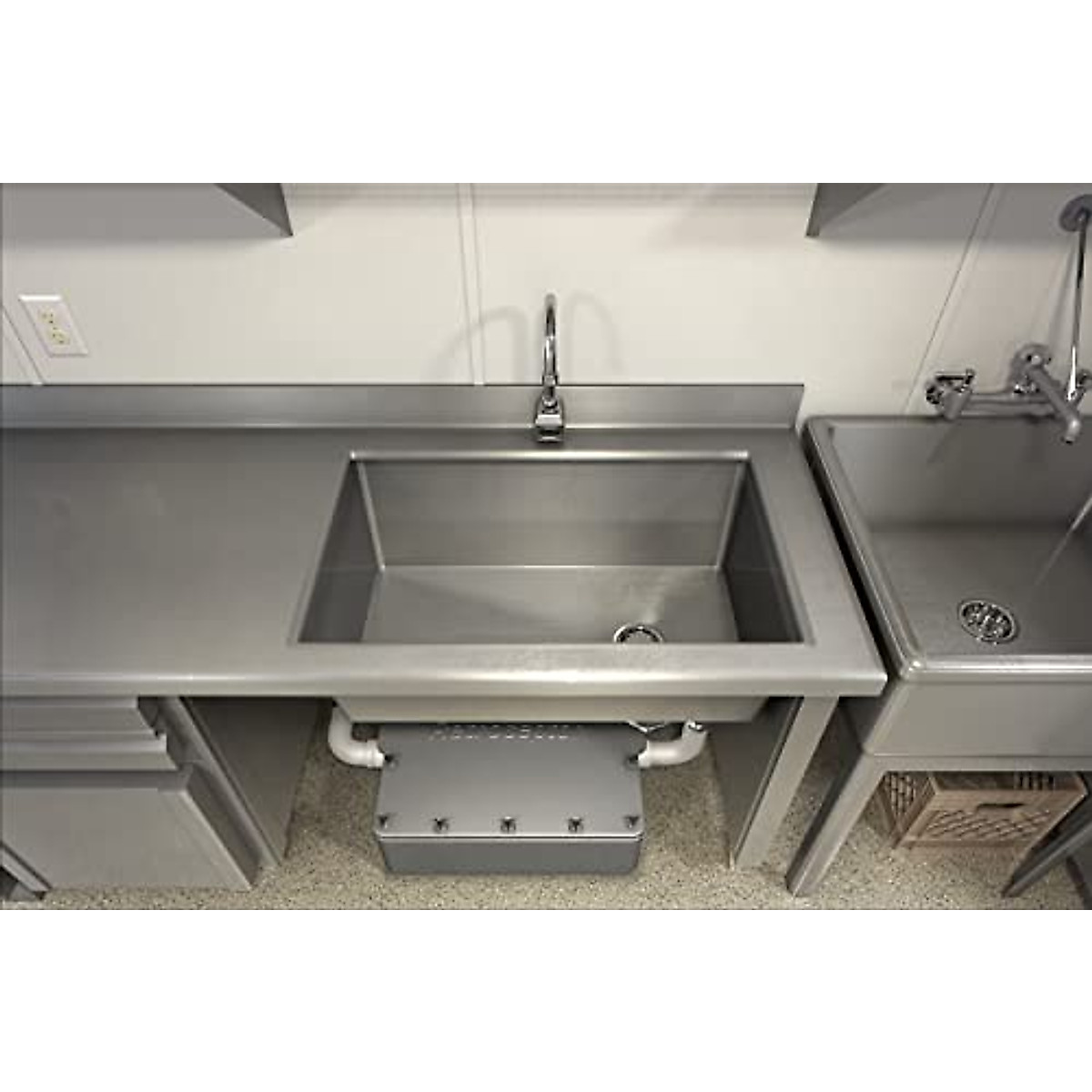 Zurn Z6922-XL AquaSense Wall-Mount Gooseneck Sensor Faucet with 0.5 GPM Aerator in Chrome