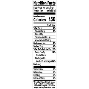 Quaker Organic Instant Oatmeal, Maple & Brown Sugar, Breakfast Cereal, 8 Packets