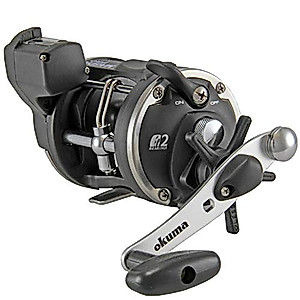 Okuma MA-20DLXT New Magda Linecounter Reel, Left Hand, Black
