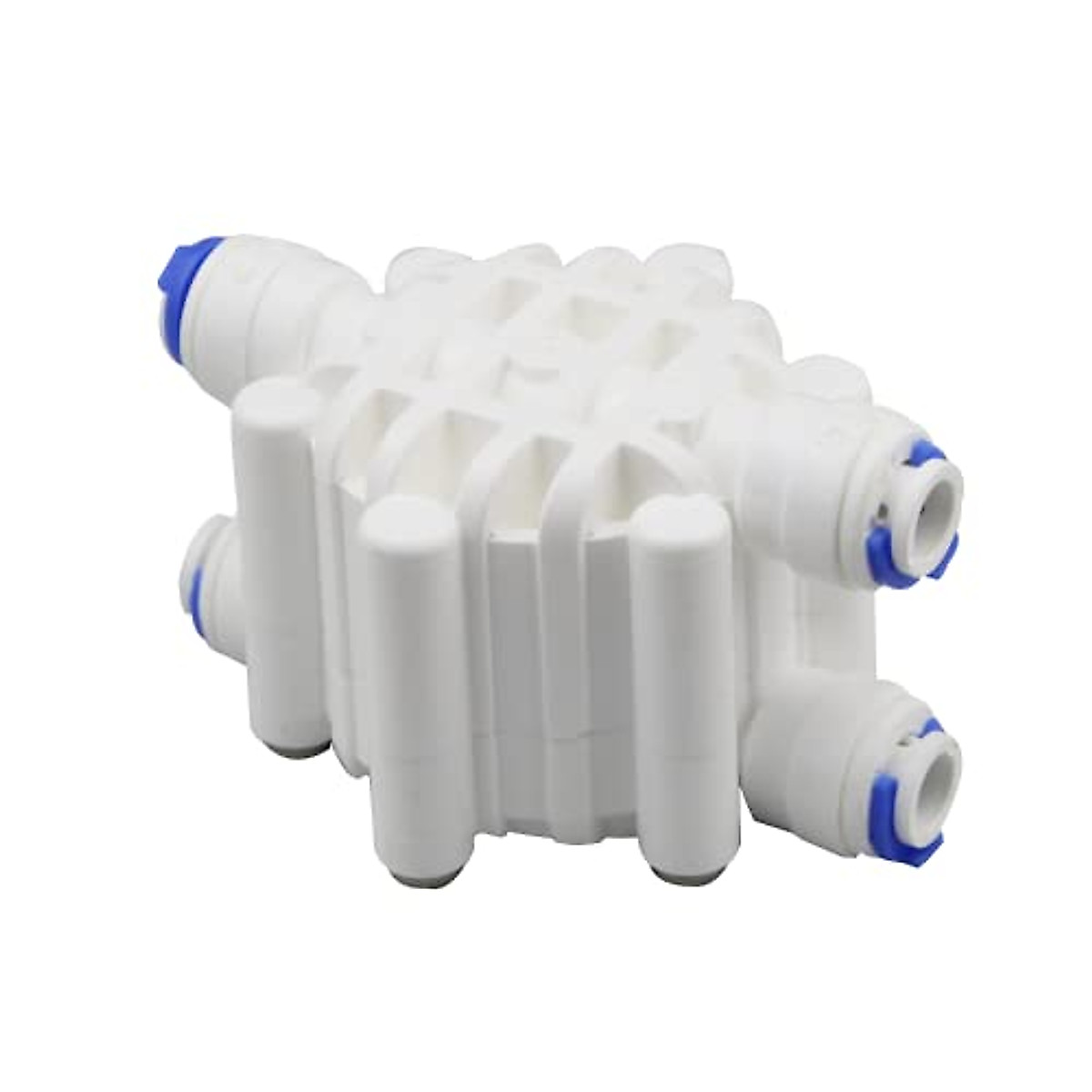 Auto Shut Off Valve / 4 Way Valve for Reverse Osmosis RO System-1/4 Inch Quick Connector-NSF Approved (RO5-ASV)