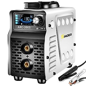 SSIMDER Stick Welder Machine ARC/LIFT TIG 2 In 1 Welding Machine Mini ARC Welder ARC200S 110v/220v Hot Start ARC Force Anti-Stick Portable ARC/TIG Welder With Smart LCD IGBT Digital Welder