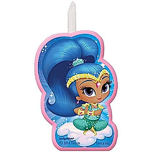 Amscan Shimmer and Shine Happy Birthday Candle Sets (4 ct) One Size, Multicolor 170332