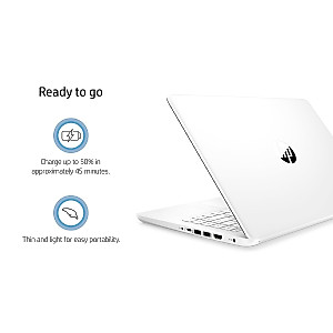 HP Newest 14" Ultral Light Laptop for Business. Intel Quad-Core N4120(> N4020), 16GB RAM, 320GB Storage, 1 Year Office 365, (64GB eMMC+256GB SD Card) Webcam, HDMI, WiFi, USB-A&C, Win 11 S/OLY