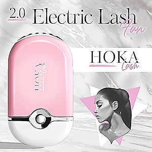 HOKA 2.0 Eyelash Extension Fan Eyelash Fan for Lash Extensions Portable Mini Fan for Eyelash Extension Lash Fan for Eyelash Extensions Lash Supplies Eyelash Extension Supplies Lash Dryer Eyelash
