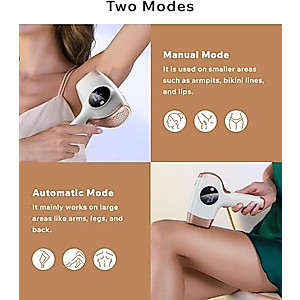 Laser Hair Removal Device for Women and Men, 3-in-1 Upgraded 999,900+ Flashes Painless at-Home IPL Hair Removal Device, Permanent Laser Hair Removal with 2 Mode 9 Energy Levels