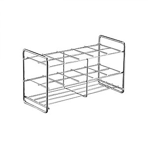 Stainless Steel Test Tube Rack,10 Holes,Outer Diameter Permitted of Tubes 29-31mm,Wire Constructed, 5x2 Format,Adamas-Beta