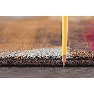 Universal Rugs Dakota Modern Contemporary Large 8x10 Area Rug for Living Room, Dining, Bedroom, Entryway, Kitchen, Hallway, Alfombras para Salas Modernas Grandes, 7 ft 10 in x 10 ft 3 in, Multi-color