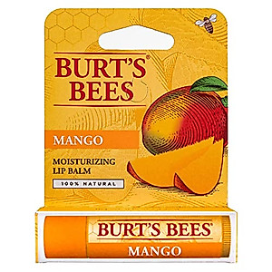 Burt's Bees Moisturizing Lip Balm, Mango 0.15 oz (Pack of 12)