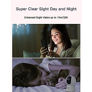 ARENTI 5ghz WiFi Security Camera Indoor, 4MP Plug-in Pet Dog Camera with Phone App, Baby Home Cam 2.4G/5G Dual-Band, AI Motion Detection, Auto Tracking, 2-Way Talk, Night Vision, Works with Alexa