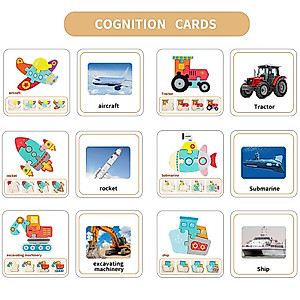 Toddler Puzzles, Wooden Puzzles for Toddlers, 6 Pack Wooden Toddler Puzzles Gifts Toys for Kids 1-3 Years Old, Montessori Early Learning Preschool Educational Toys for Boys and Girls Age 2-4