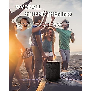 Bluetooth Speakers,Portable Wireless Speaker with 15W Stereo Sound, Active Extra Bass, IPX6 Waterproof Shower Speaker, Double Pairing, for Party, Home Theater, Game Theater