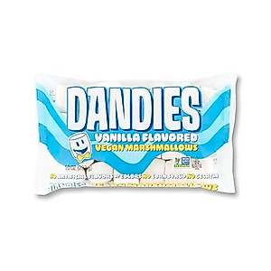 Dandies - Vegan Marshmallows, Vanilla, 10 Ounce (Pack of 2)