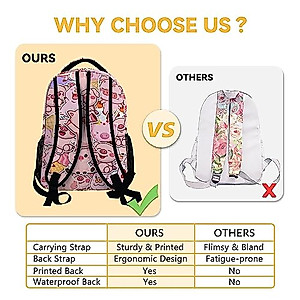 CUNEXTTIME Pig Backpack for Girls Boys, 16 Inch Pink Backpacks for School, Cute Lightweight Durable Bookbag for Kids