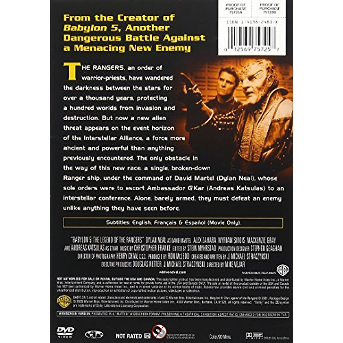 Babylon 5: The Legend of the Rangers (DVD)