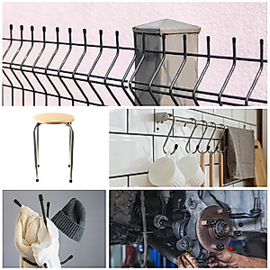 DMiotech 20 Pack 1/4"(6mm) ID Black Screw Thread Protectors Rubber End Caps Bolt Covers for Screw Bolt Furniture Pipe