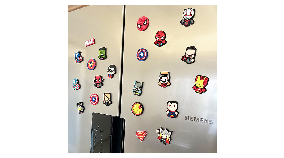 Avengers Refrigerator Magnets Set of 22 - Marvel Heroes