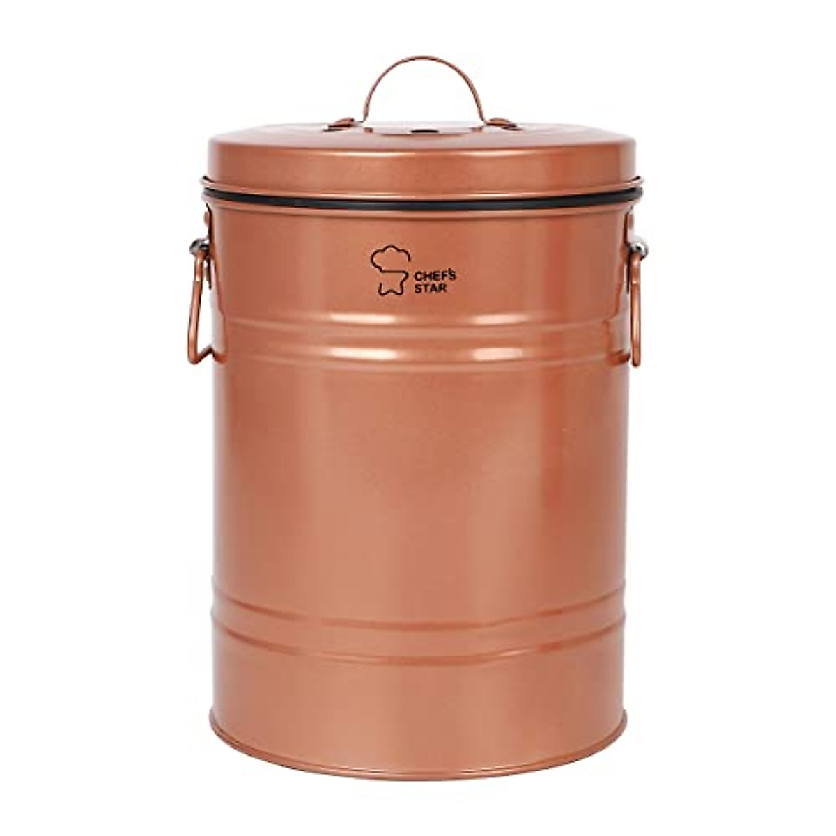 Chef's Star Copper Countertop Compost Bin - 0.7 Gallon