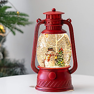 Christmas Musical Snow Globe Lantern