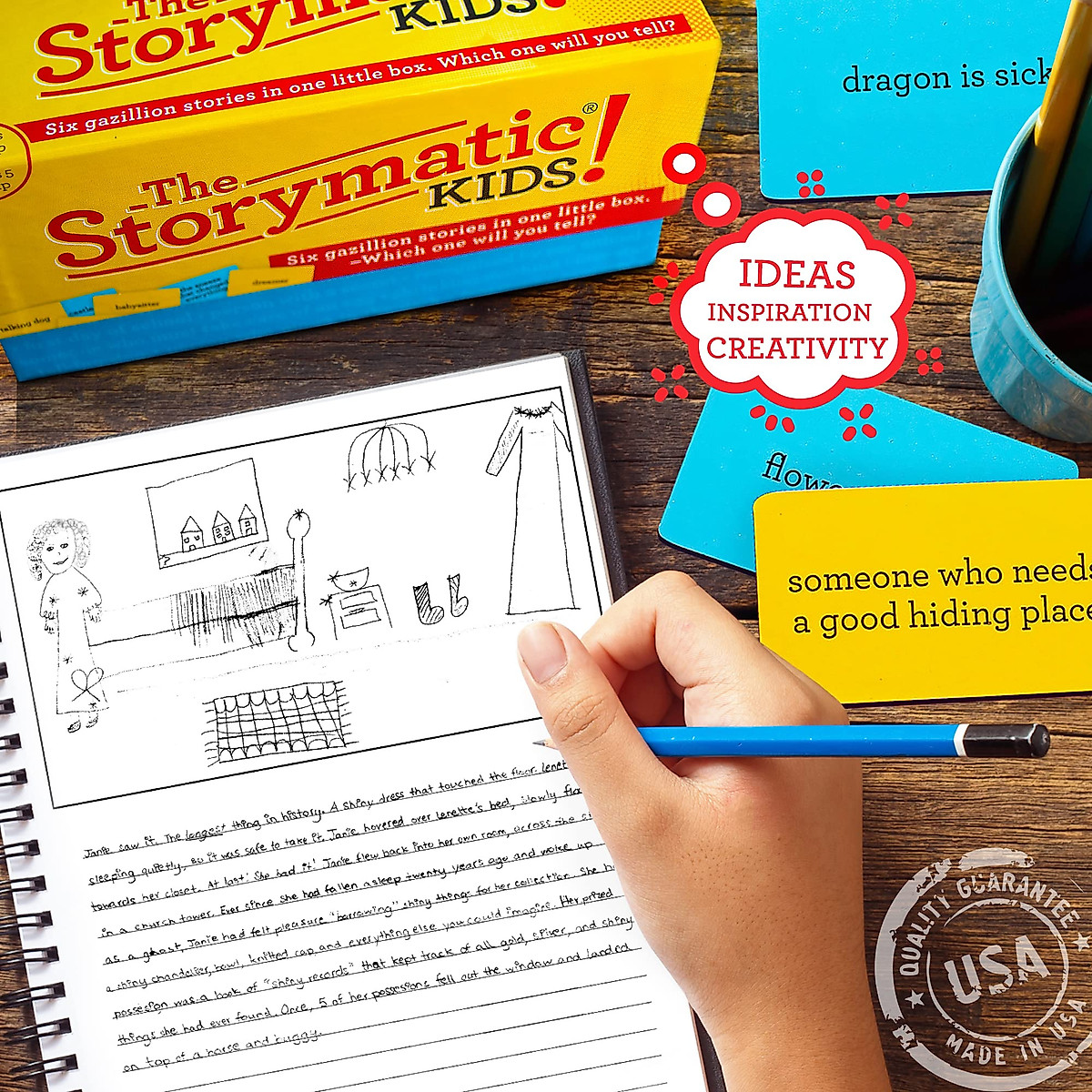 The Storymatic Kids – Writing Prompts for Young Writers – Storytelling Games – Teacher Tool