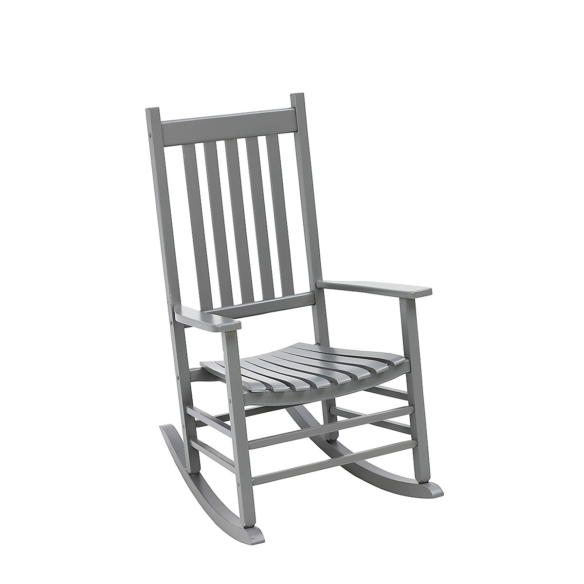 Woodlawn&Home, 100026, Mission Style Rocking Chair Gray