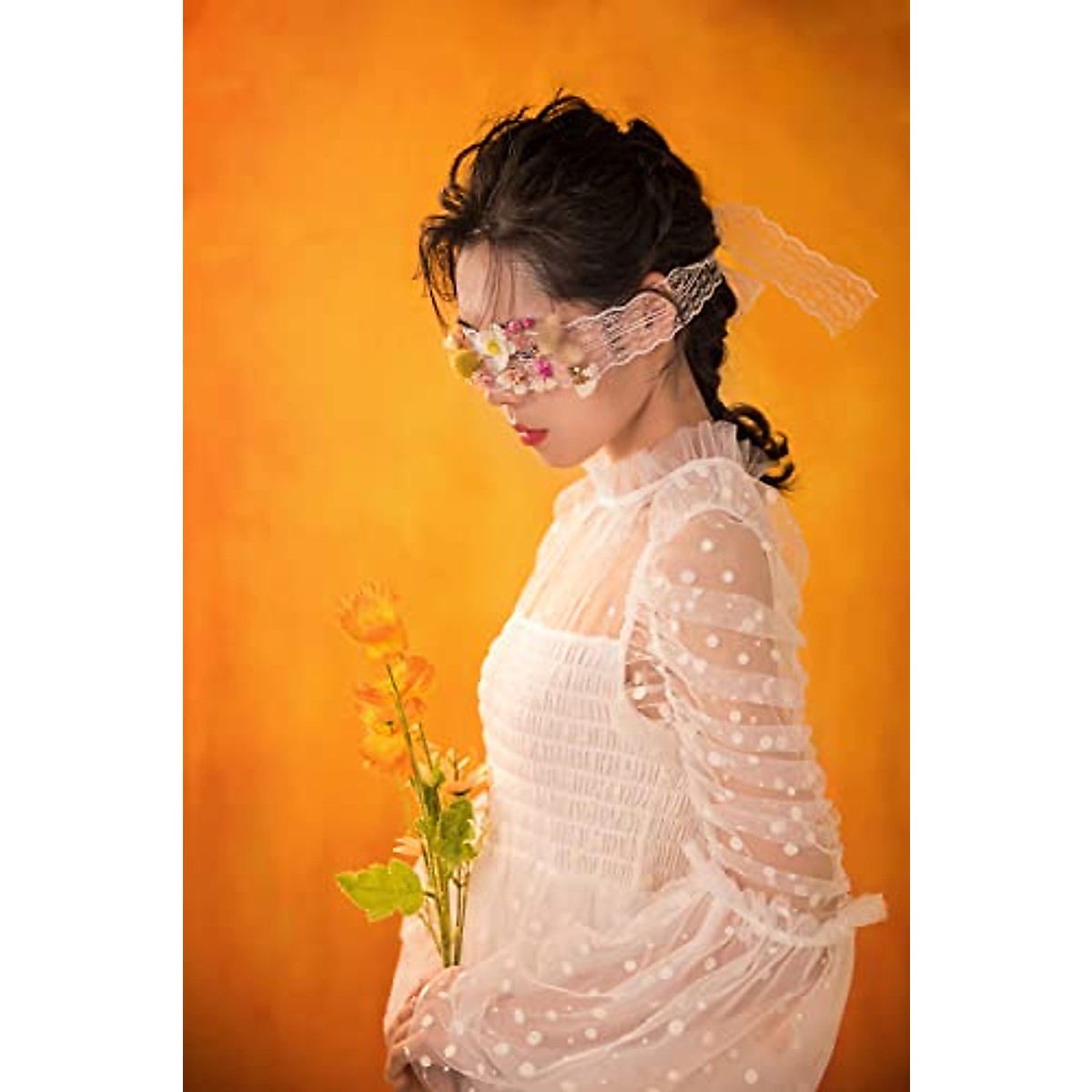 Kate 5x7ft Orange Abstract Backdrops Microfiber Orange Portrait Background for Photoshoot, for Photography, for Birthday