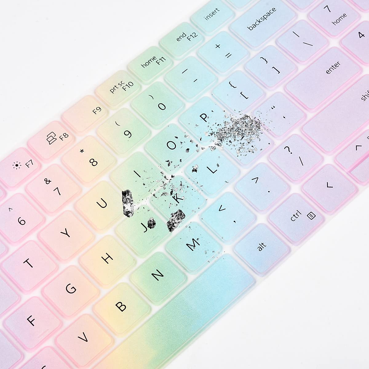 Keyboard Cover for Dell Latitude 3550 3540 5550 5540 5530 5531 5520 5521, Precision 3590 3591 3580 3581 3560 3570 3561 3571 Laptop, Dell Latitude 5550 5530 5540 Keyboard Skin Protector - Colorful