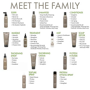 SURFACE Hair Awaken Mist Leave-In Conditioner and Detangler, Thicken, Condition and Protect, 4 Fl Oz