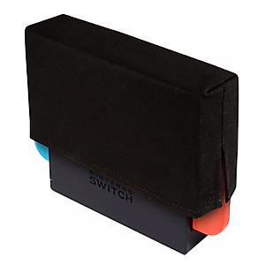 Nintendo Switch Dust Cover by Brand, Water Proof, Thick Fabric, Precision Cut for Easy Cable Access, Black