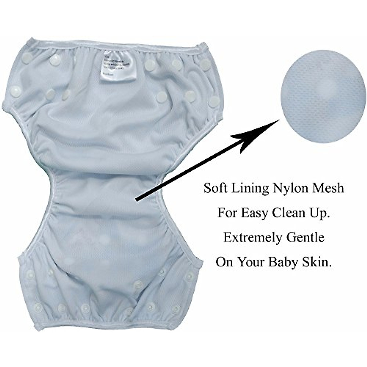 OHBABYKA Swim Diapers One Size Reuseable Washable 0-36 Months (YK54)