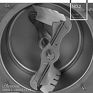 MNSSRN Commercial Ice Cream Machine, Hard Ice Cream Machine Cone Machine Ice Cream Machine, Commercial Fully Automatic Desktop Ice Cream Machine