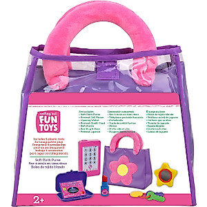 Nothing But Fun Toys Let's Pretend Play Purse Set Designed for Children Ages 2+ Years, Multi