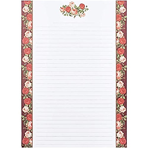 Paper Junkie 60 Sheets Vintage Floral Stationary with 30 Envelopes, Letter Writing Paper for Poems, Thank You Notes, Pen Pal, Scrapbook, Calligraphy (6 Designs, 10.2 x 7.25 In)