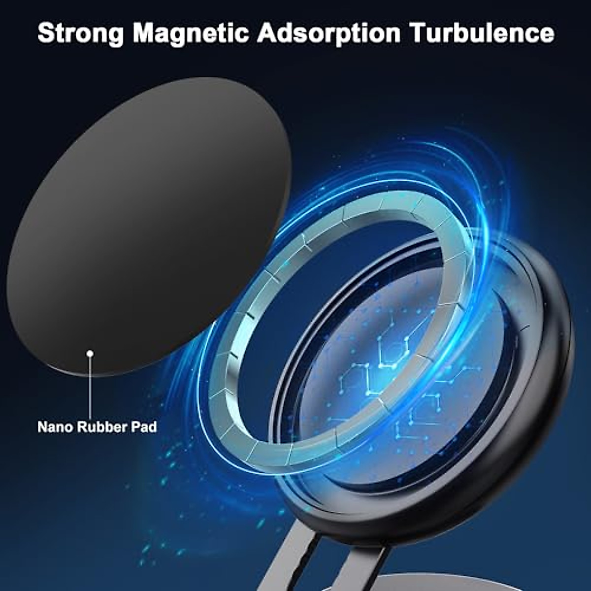 Vangoddy Slim Sleek Magnetic Phone Mount Compatible with Motorola Edge (2023), Razr Razr+ (2023), ThinkPhone, Moto G 2023, G Power Stylus, G Play