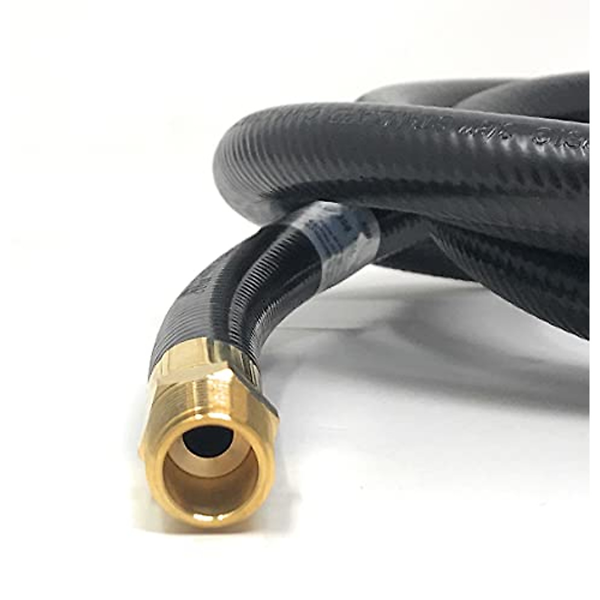 6' LP Propane Gas Hose Pressure Washer Hose Air Hose Assembly 3/8" Female Flare Coupling Connector Fitting x 3/8" Male NPT [948-814] High or Low Pressure for LP Gas Tanks RV BBQ Heaters Air Compressor