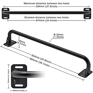SELEWARE Fully Welded Pull Up Bar Wall Mount Heavy Duty Chin-up Bar w/Resistance Band Hooks for Doorway, Support Beam or Joist Mount Thick Metal Sturdy Construction Support 500 lbs