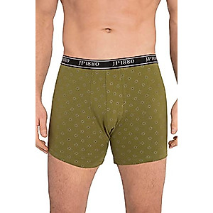 JP 1880 Menswear Big & Tall Plus Size L-8XL 2 Pack of Boxer Shorts FLEXNAMIC® bottles green XXX-Large 813565642