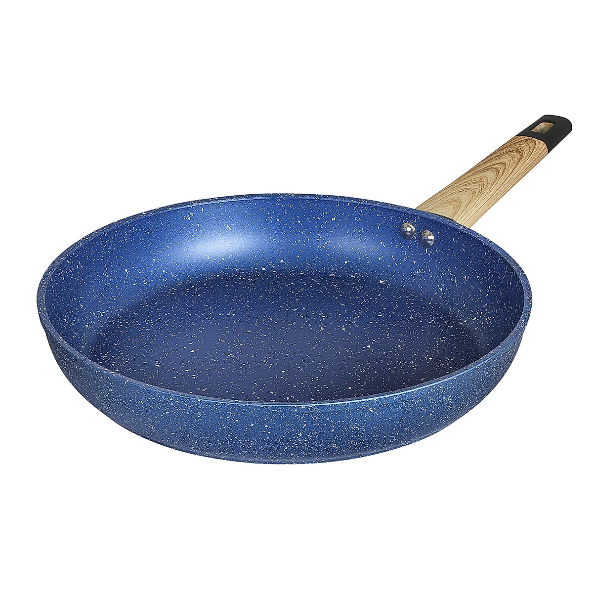 Art of Cooking 12" Granite Nonstick Frying Pan Omelet Skillet Cookware (Induction Compatible) (Ocean Blue)