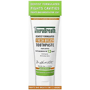 TheraBreath Fresh Breath Toothpaste 4 oz