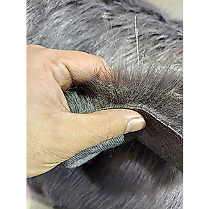 Solid Arctic Fox Fur Fabric Sold by The Yard DIY Coats Costumes Scarfs Rugs Accessories Fashion (White)