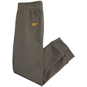 Reebok Boys' Sweatsuit Set - 2 Piece Fleece Hoodie Sweatshirt and Jogger Sweatpants (4-7), Size 8, Hunter Green