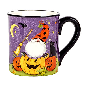 Certified International Halloween Gnomes 18 oz. Mugs, Set of 4, Multicolored