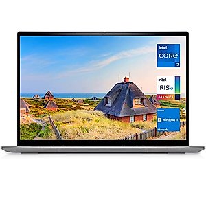 Dell Inspiron 16 Laptop, 16" FHD+ Display, 12th Gen Intel Core i7-1255U, 16GB RAM, 1TB PCIe SSD, Webcam, Backlit Keyboard, Fingerprint Reader, HDMI, Wi-Fi 6, Windows 11 Home, Silver